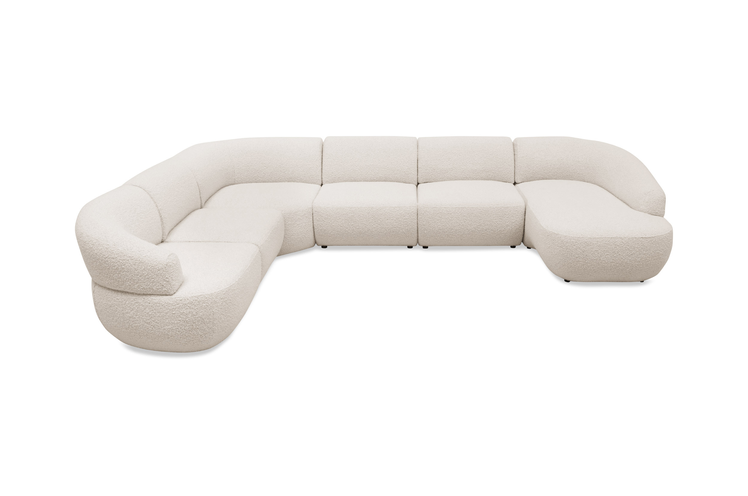 Aura Corner Modular Sofa with Right Chaise