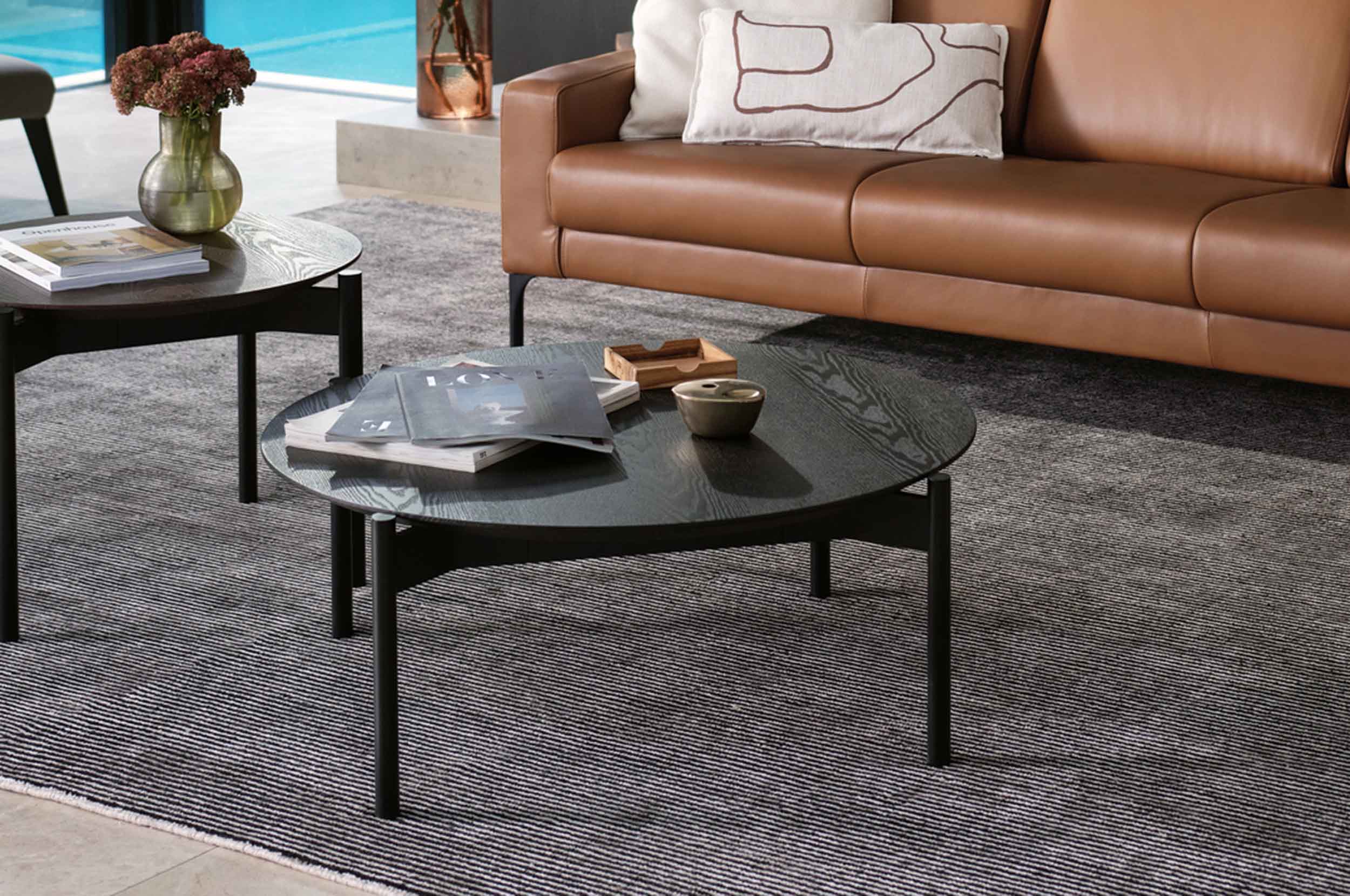 Eto Timber Coffee Table | Occasional Tables| Timber Veneer | Round ...